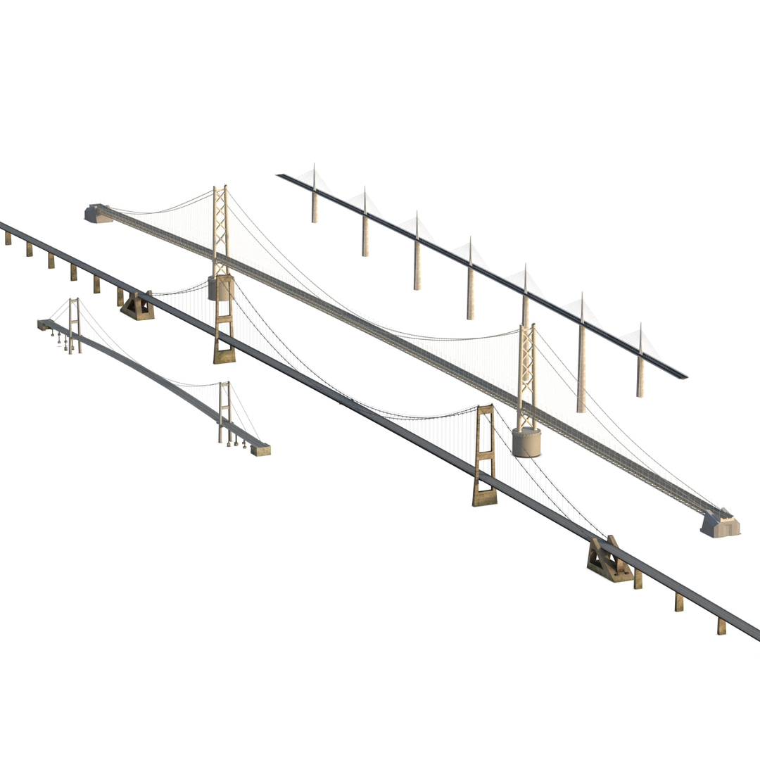 3d model bridges 3