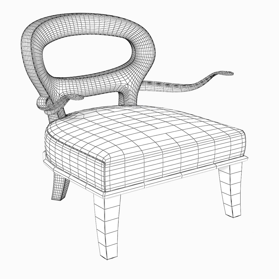 promemoria roka armchair 3d model
