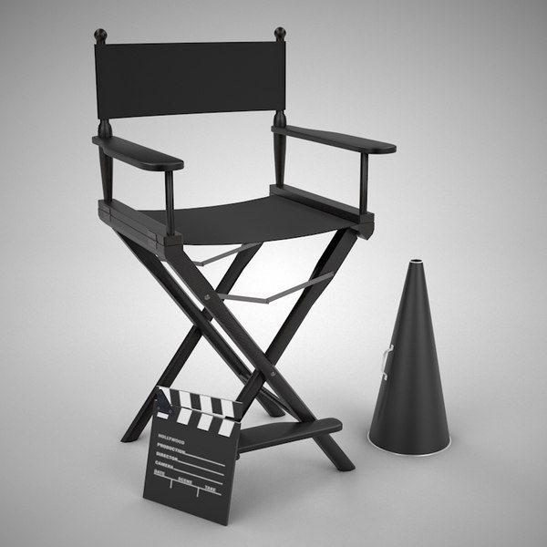 3D 3D Studio directors chair producer