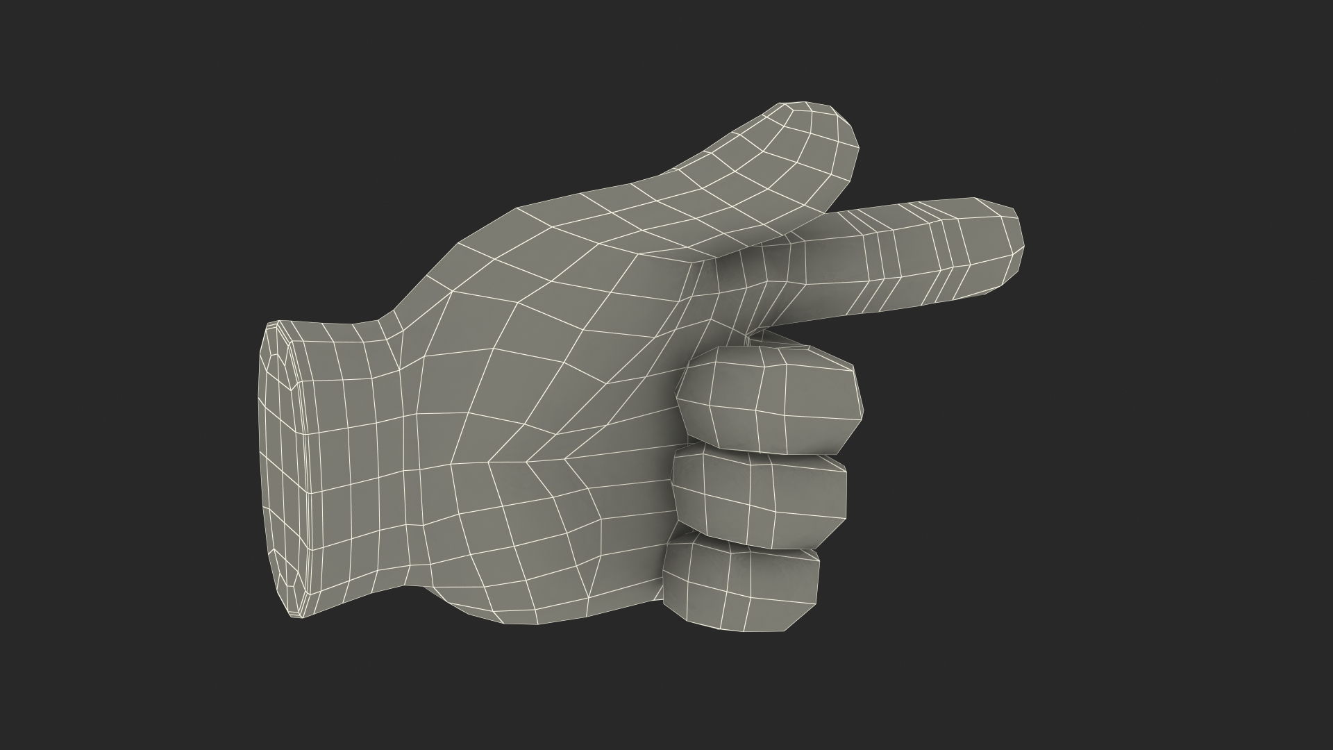 3D Backhand Index Pointing Left - TurboSquid 1549727