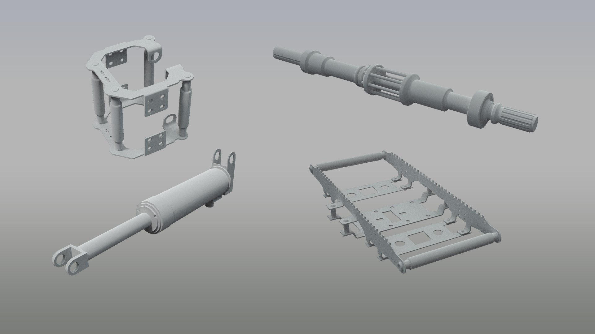 3D Mechanical Parts Model - TurboSquid 1378956