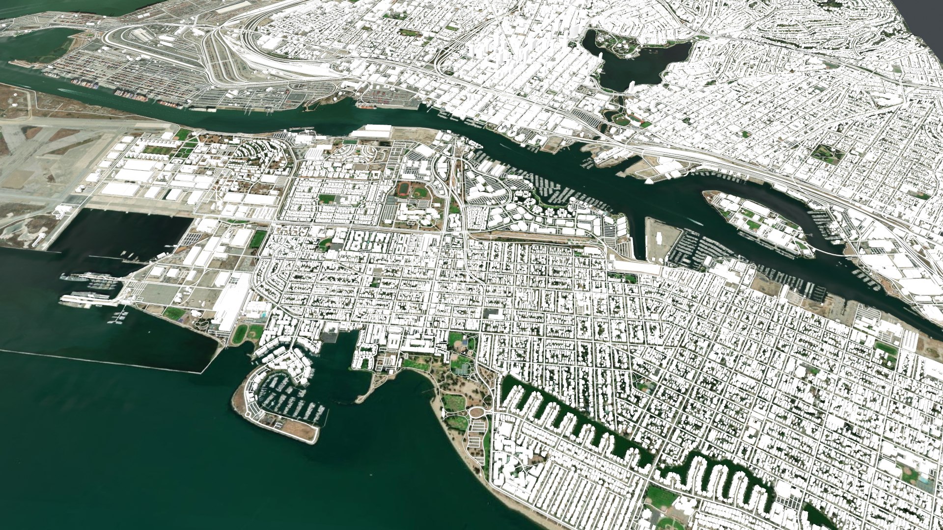 Cityscape Auckland New Zeland 3D - TurboSquid 1812964