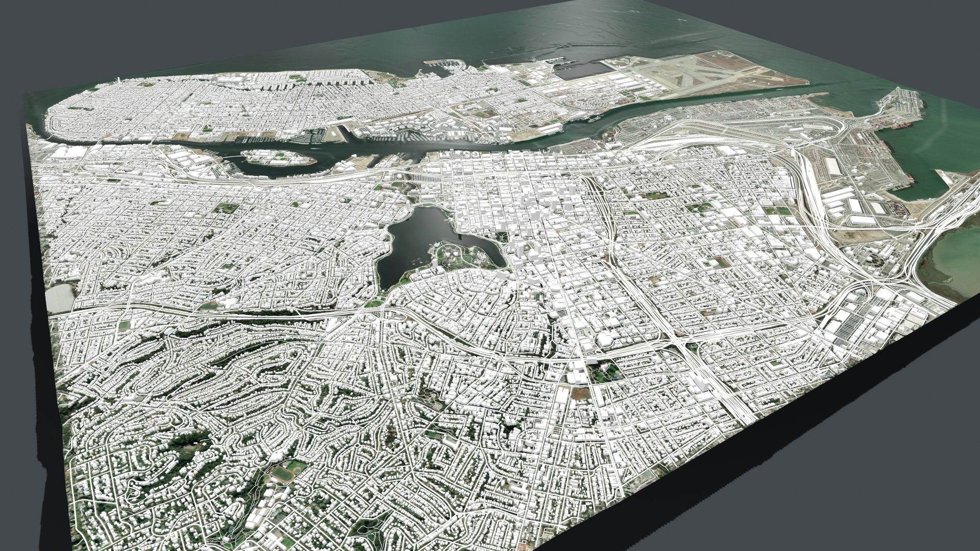 Cityscape Auckland New Zeland 3D - TurboSquid 1812964