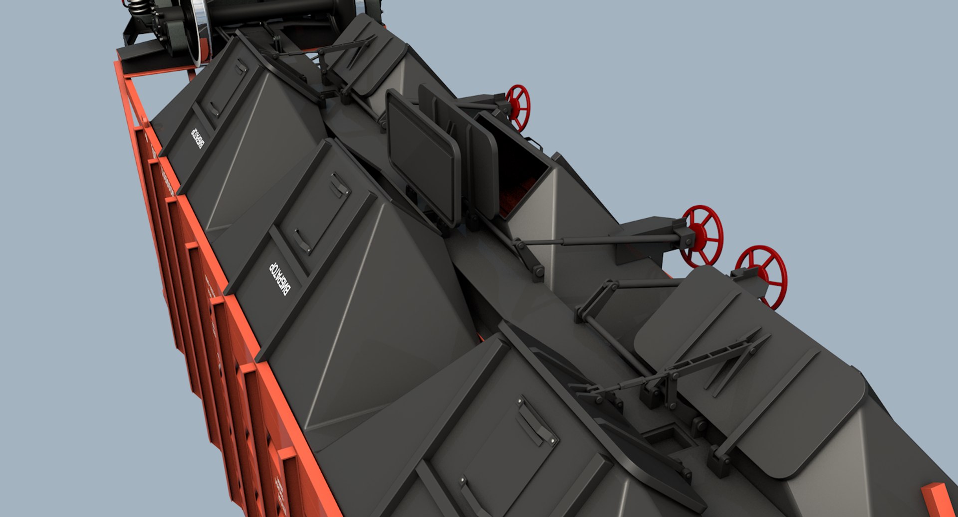 3D Hopper Car 19-3054-01 Model - TurboSquid 1389123