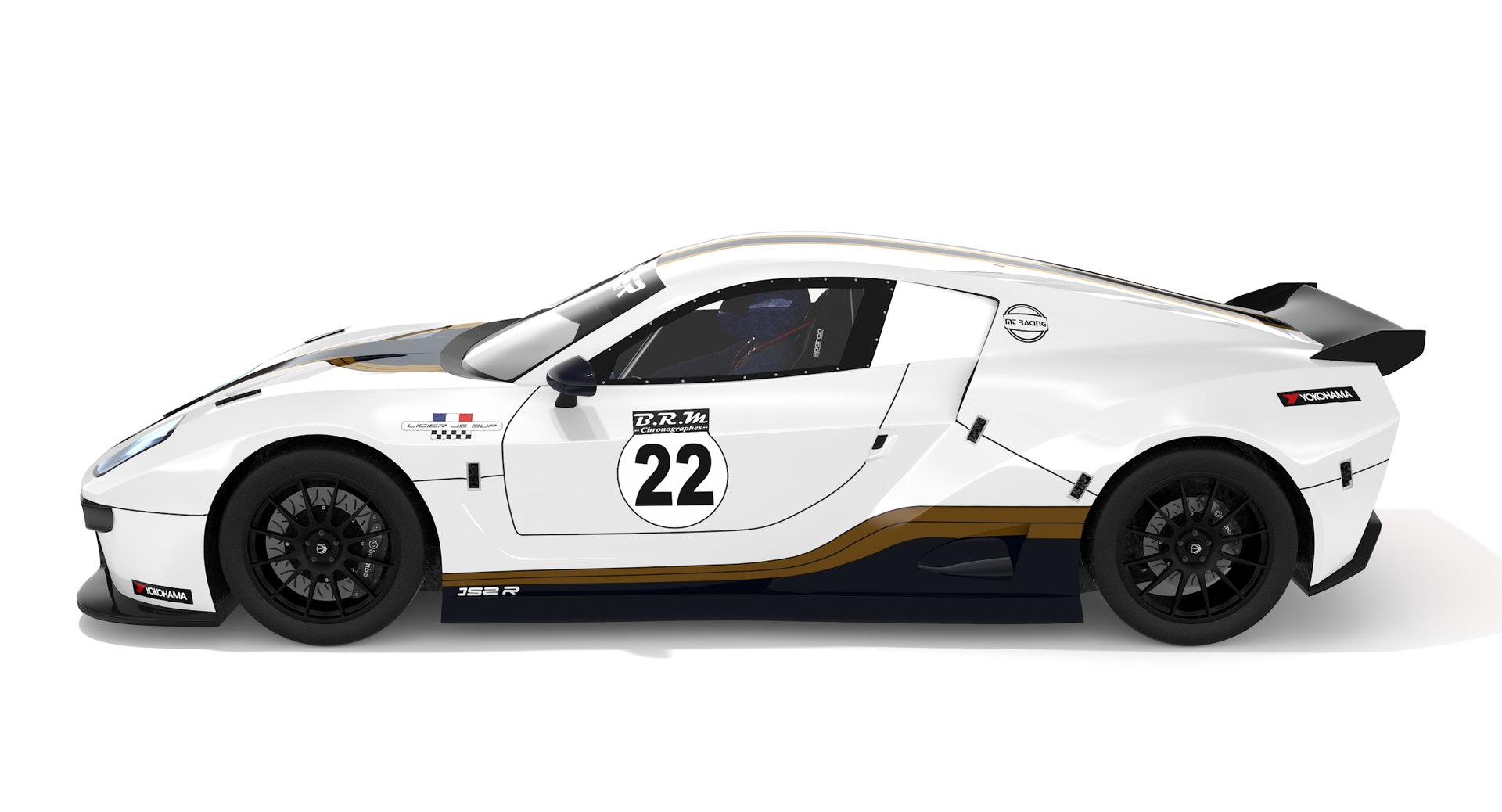 Ligier js2 r mt 3D model - TurboSquid 1523417