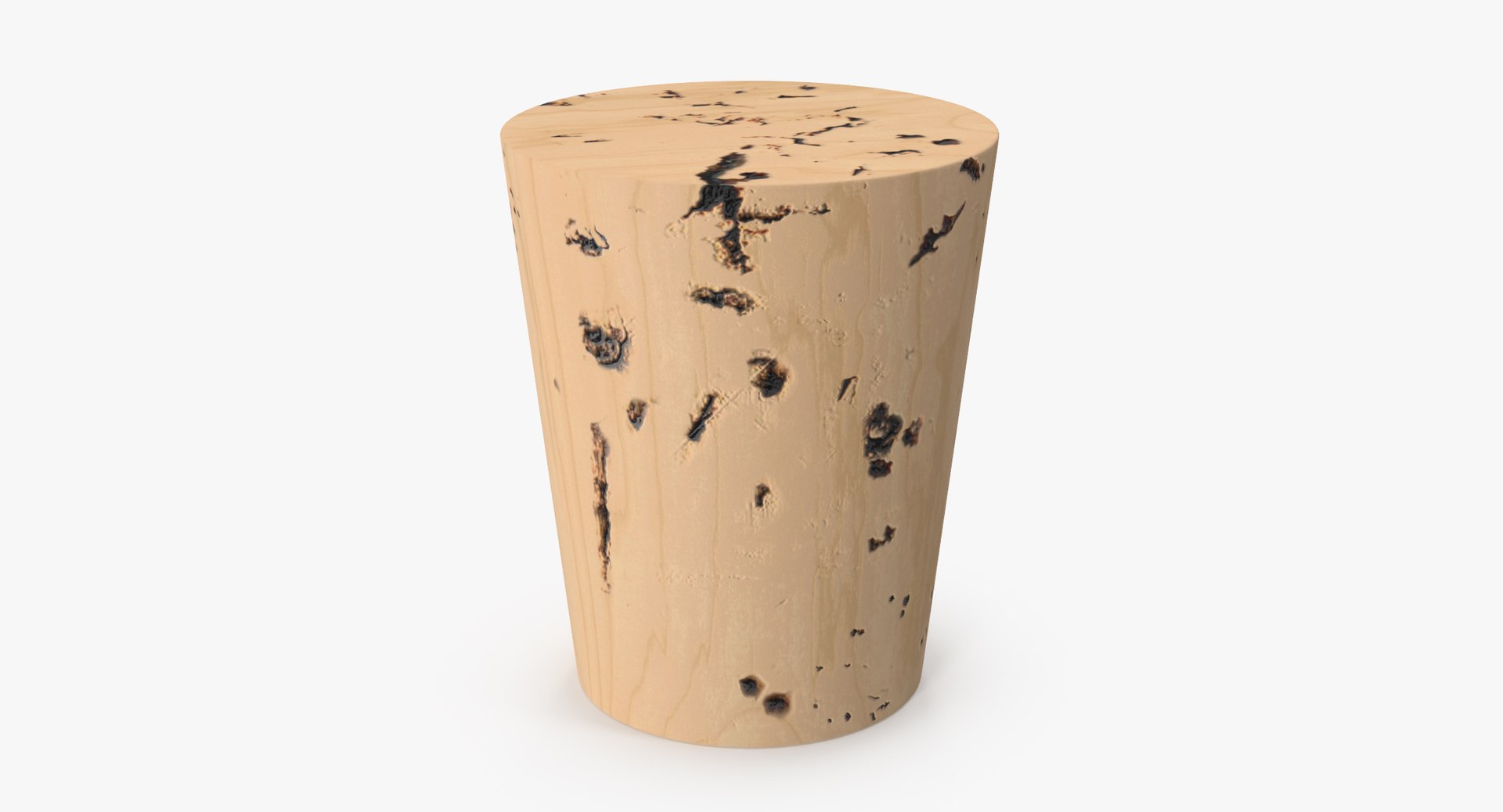 3 corks 3d model
