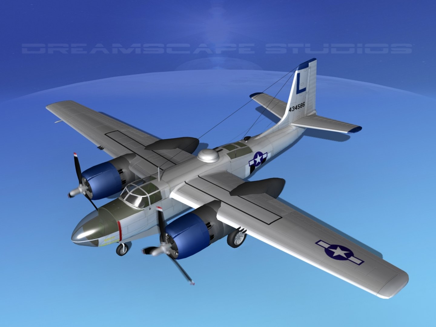 Douglas A-26c A-26 Bomber Lwo