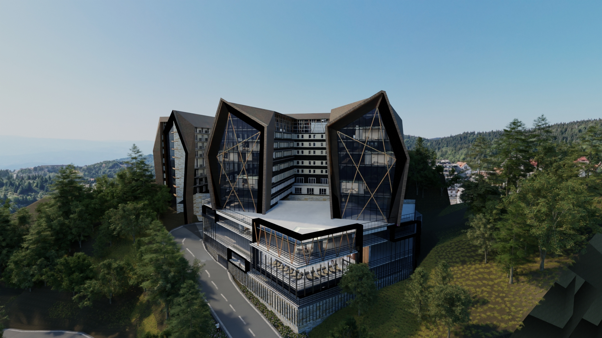 Masterpiece Of Alpine Architecture With Apartment Model - TurboSquid ...