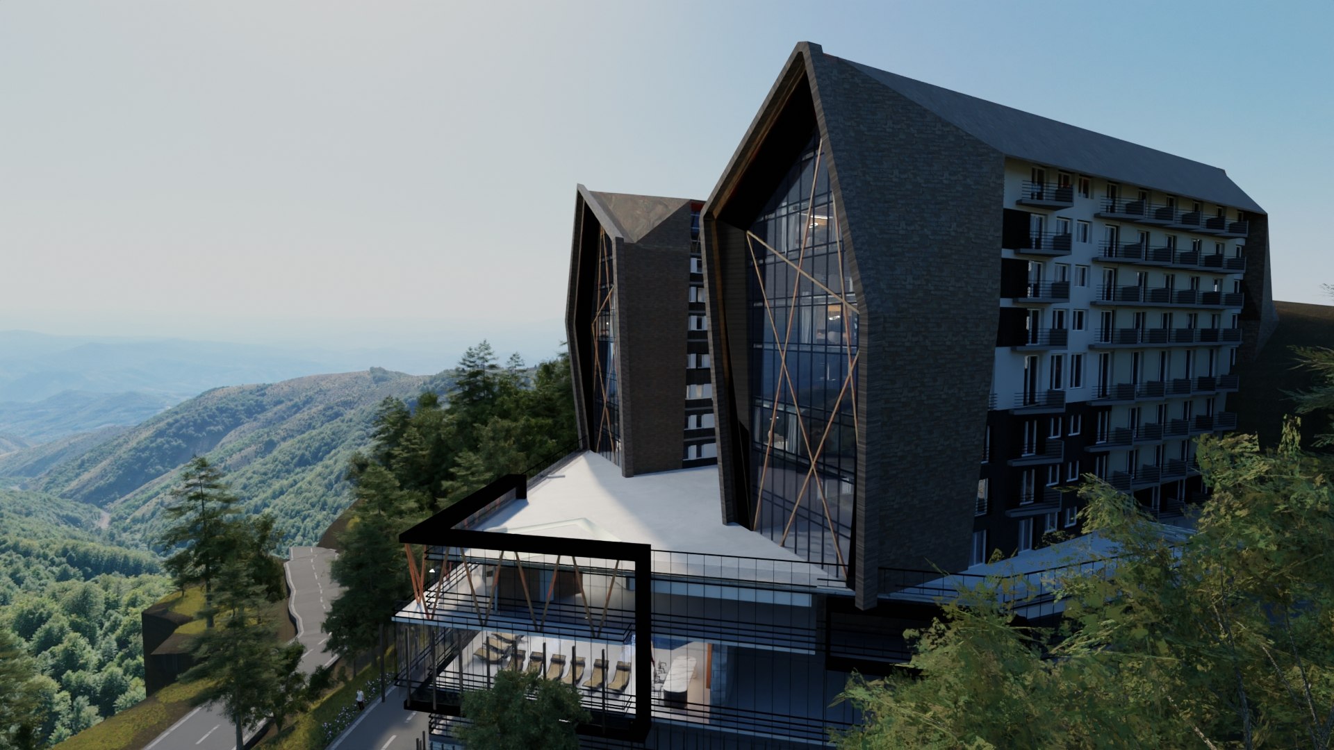 Masterpiece Of Alpine Architecture With Apartment Model - TurboSquid ...