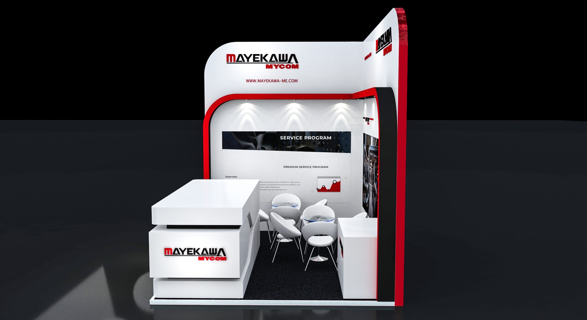 3D 4x3 Low Budget Stand - TurboSquid 1781069