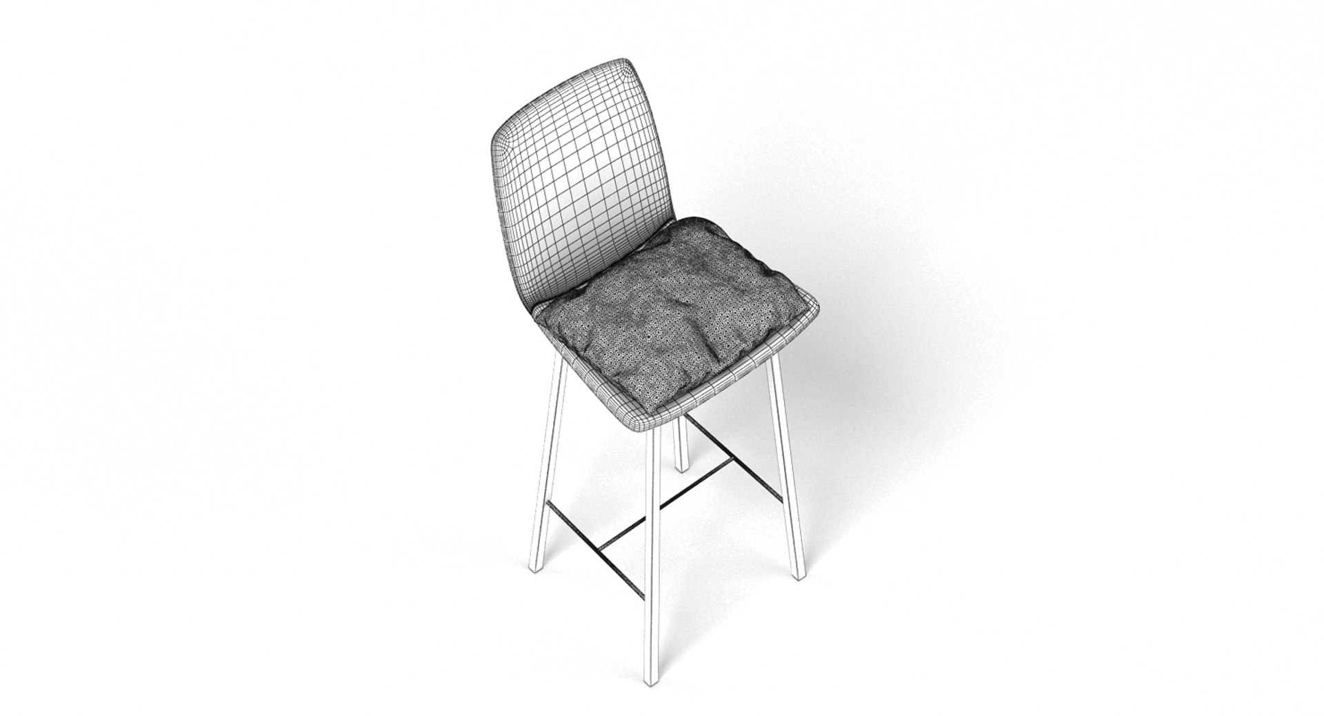 Kff lhasa bar stool 3D - TurboSquid 1178448