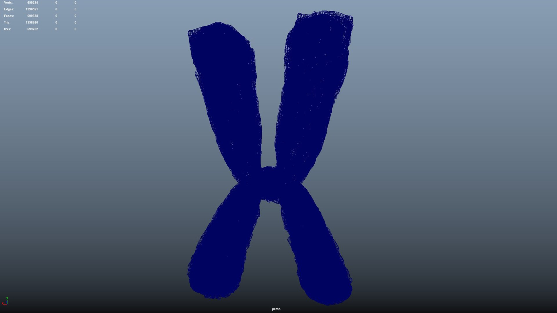 3D Condensed Chromosomes Model - TurboSquid 2210568