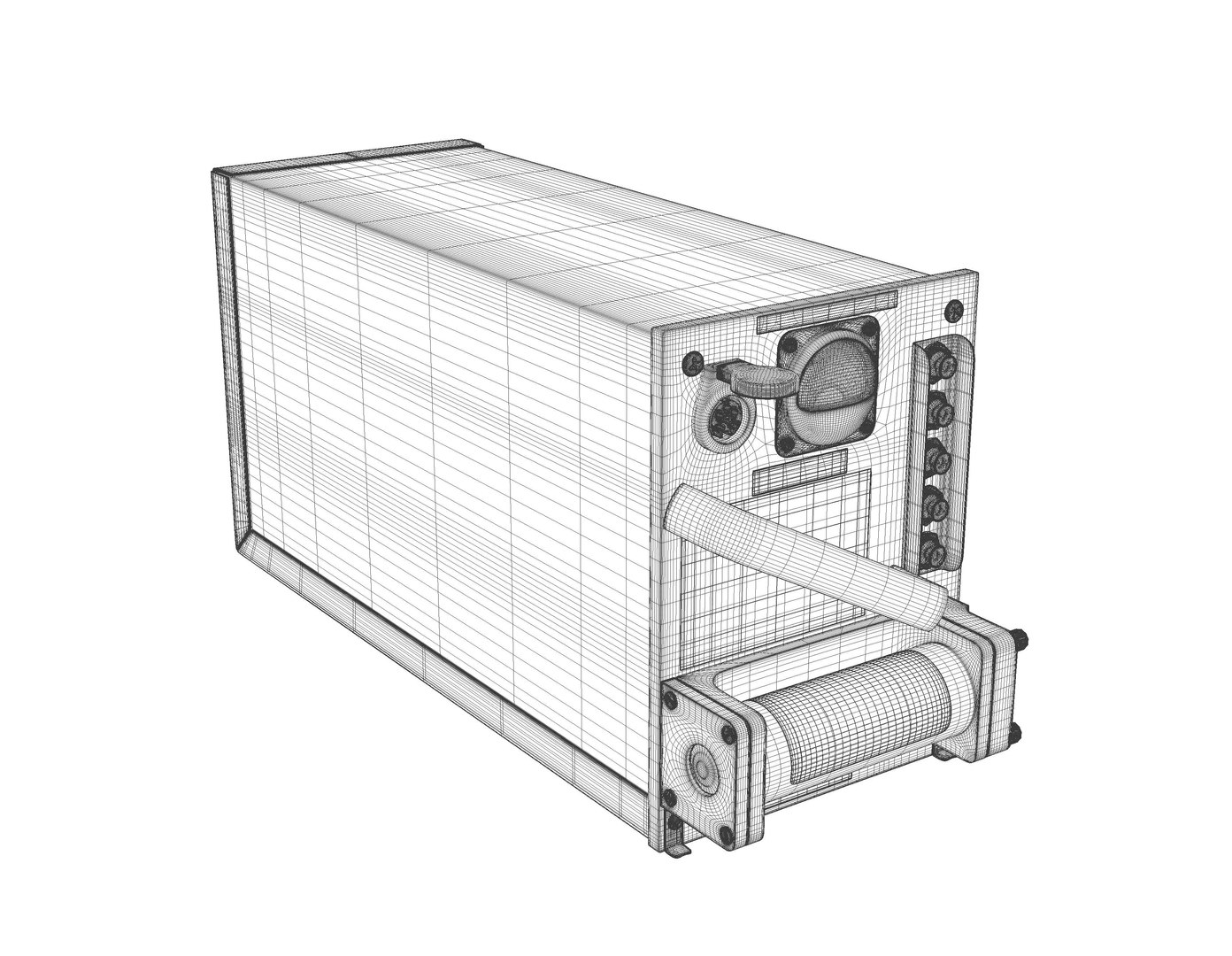 3D Model Flight Voice Record Box - TurboSquid 2230880