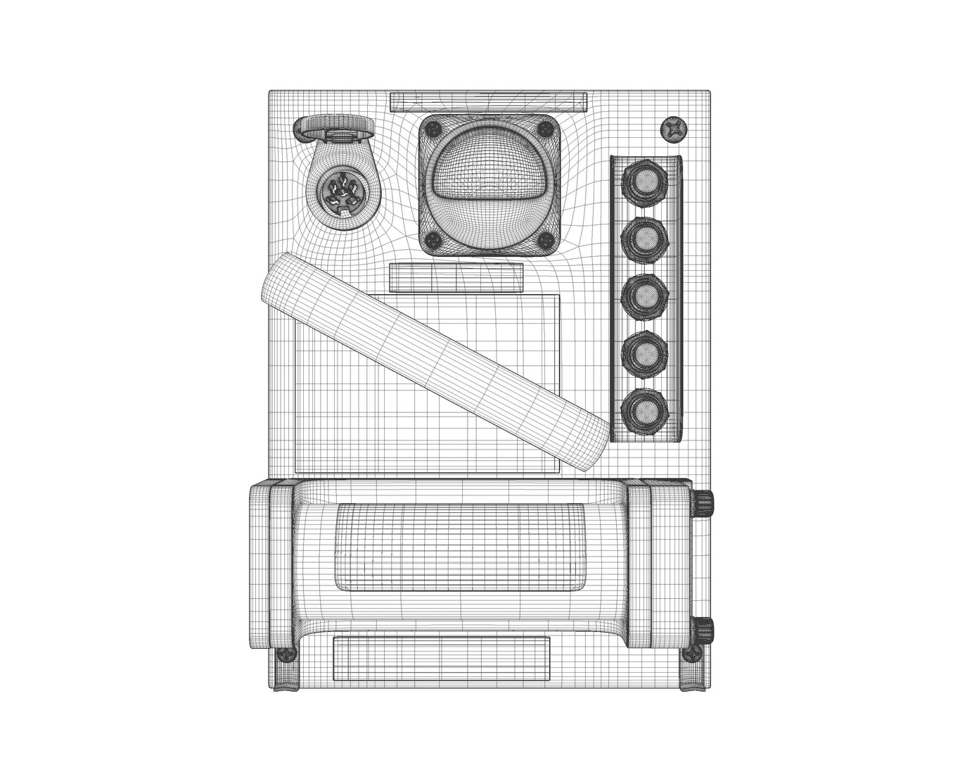 3D Model Flight Voice Record Box - TurboSquid 2230880
