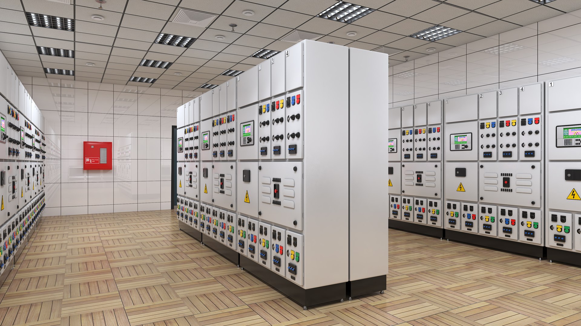 3D Electrical Substation And Room - TurboSquid 2245637