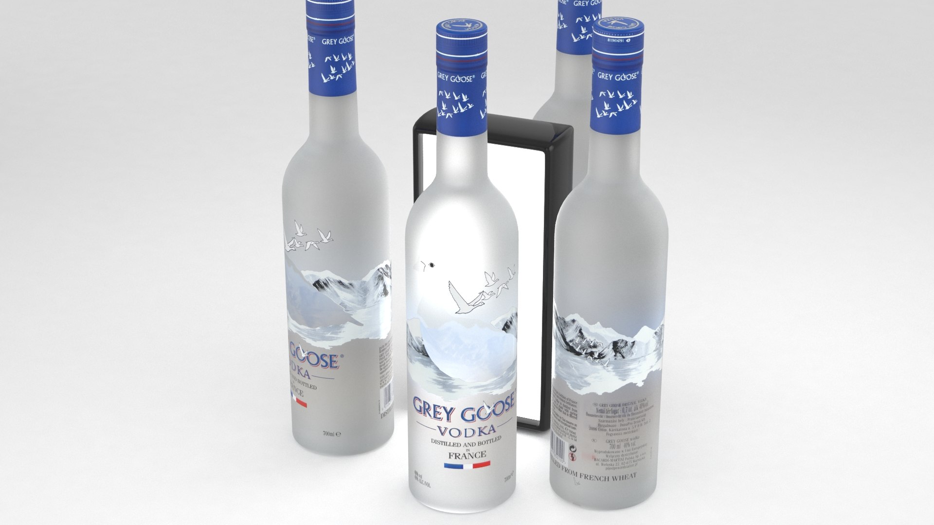 Alcohol Bottle Vodka 3D Model - TurboSquid 1376931