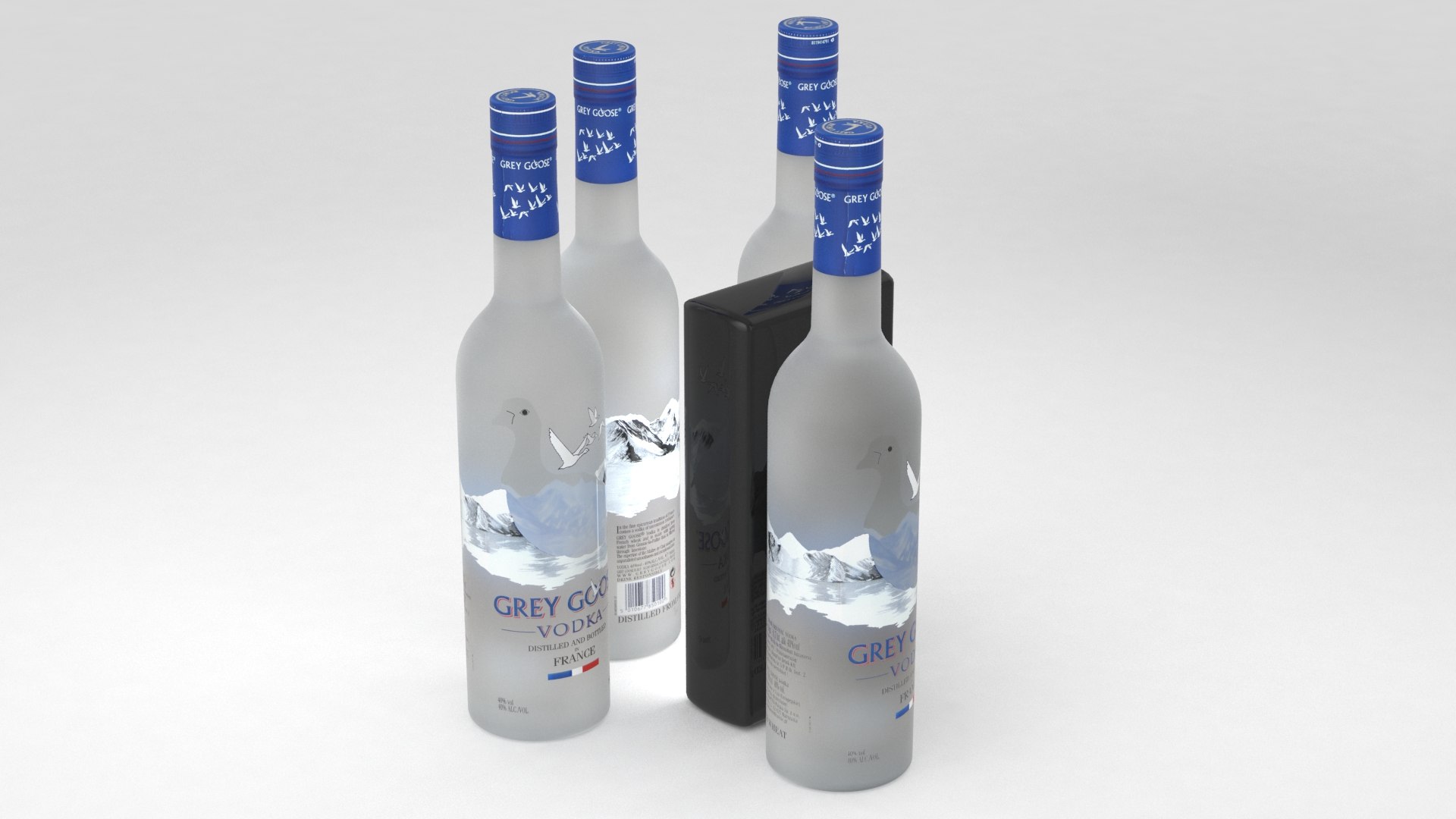 Alcohol Bottle Vodka 3D Model - TurboSquid 1376931