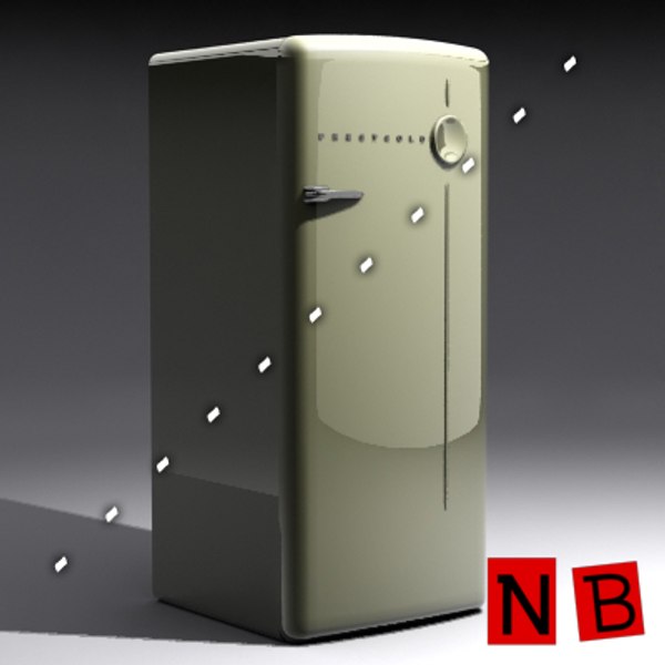 3dsmax prestcold fridge