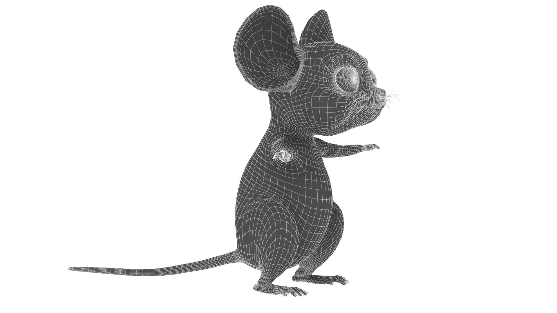 3D Cartoon Mouse - TurboSquid 2276571
