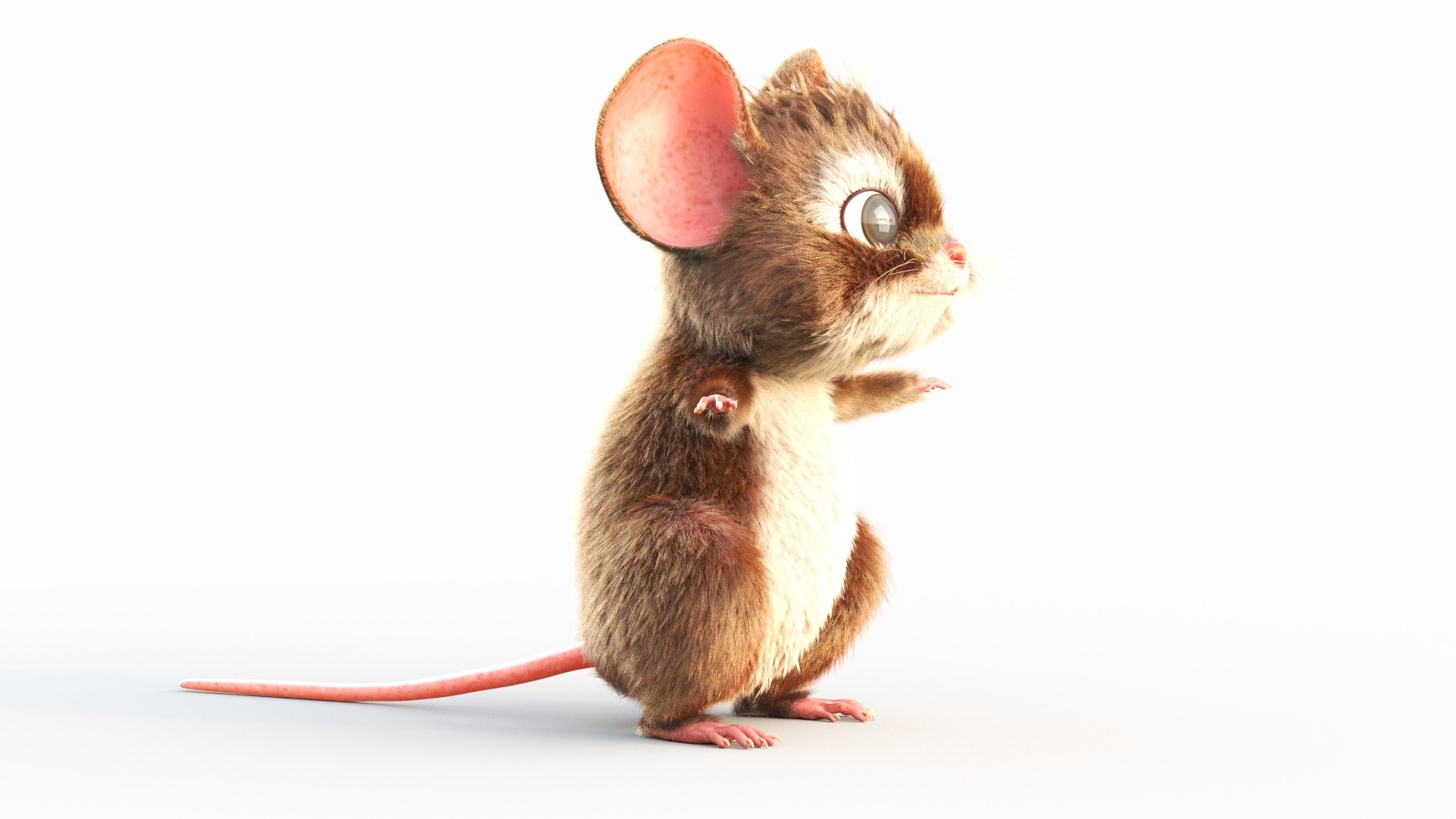 3D Cartoon Mouse - TurboSquid 2276571