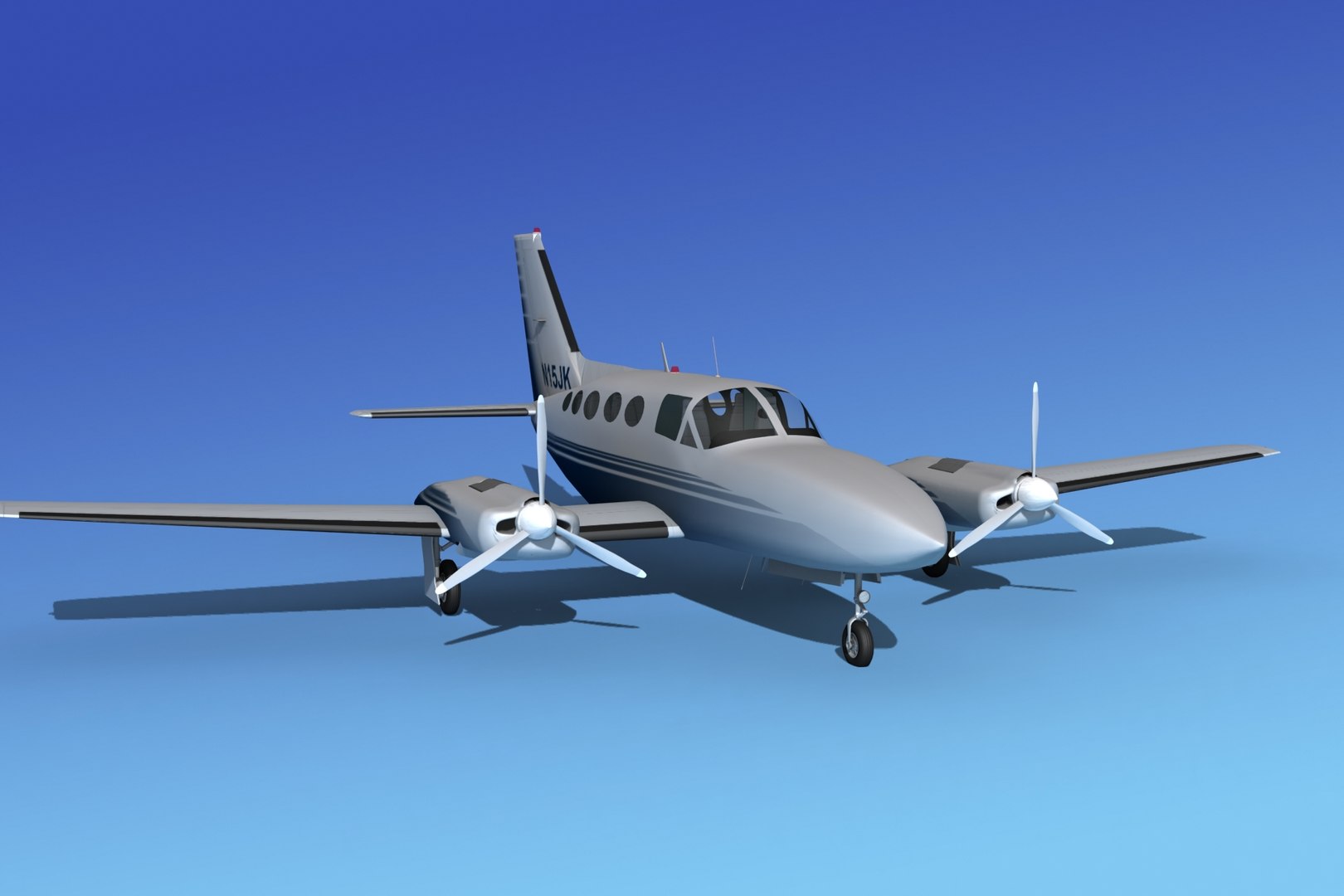 3d model scale cessna 414 chancellor