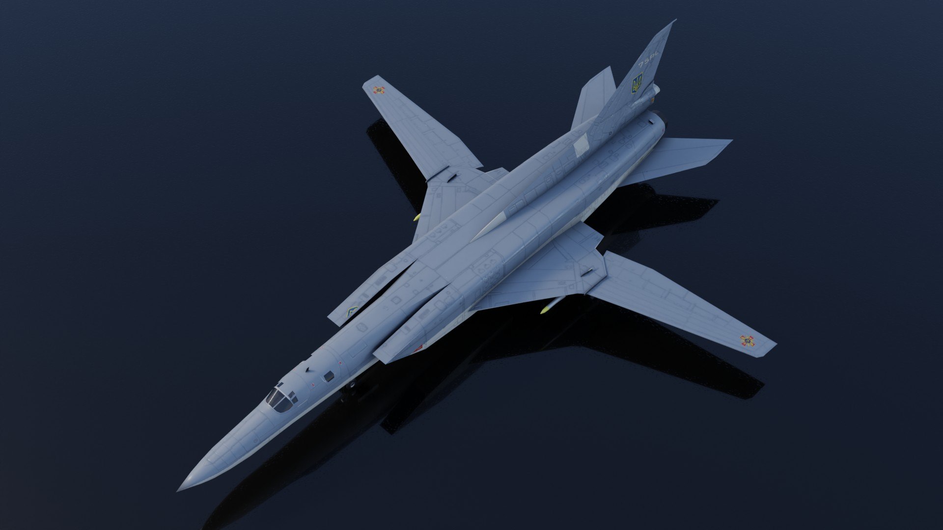 3D Tupolev Tu-22M3 Backfire Model - TurboSquid 2160201