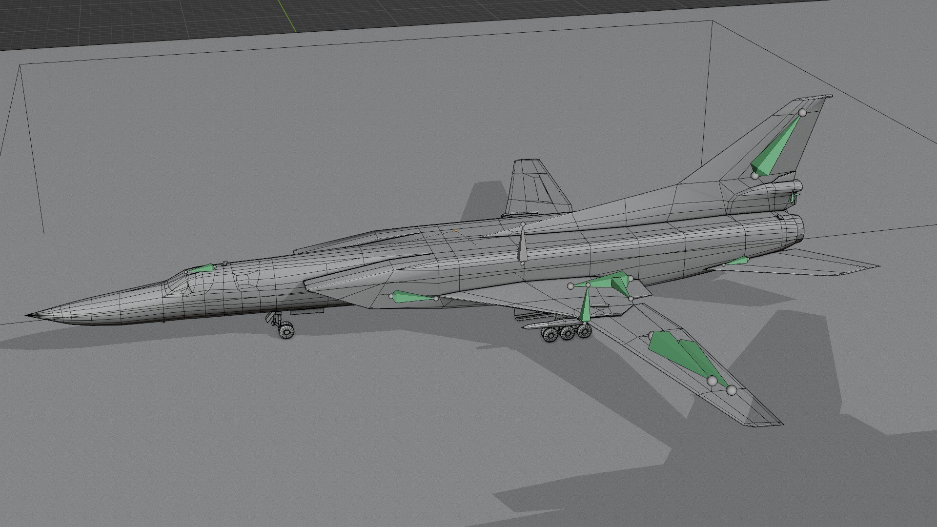 3D Tupolev Tu-22M3 Backfire Model - TurboSquid 2160201