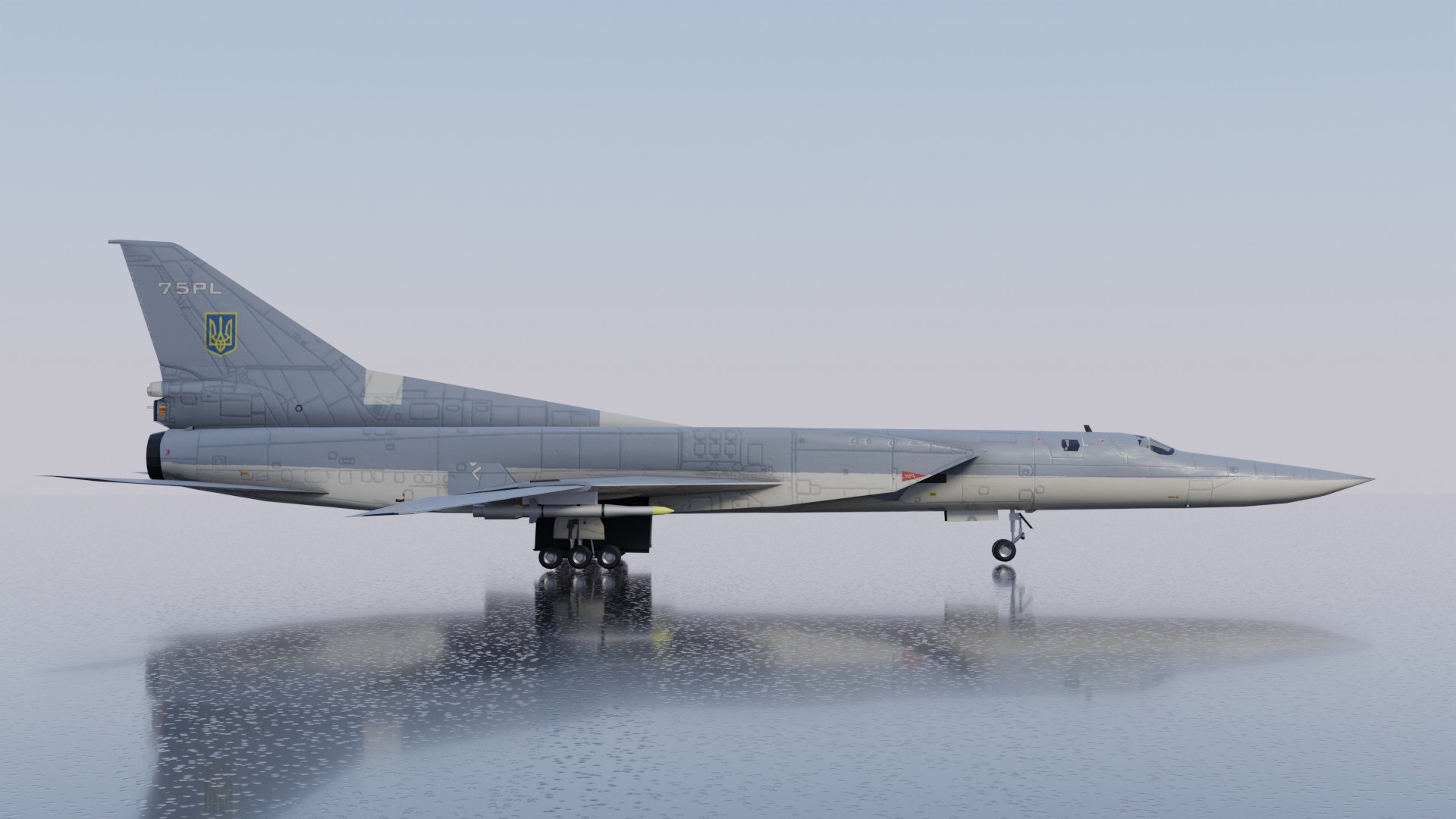 3D Tupolev Tu-22M3 Backfire Model - TurboSquid 2160201