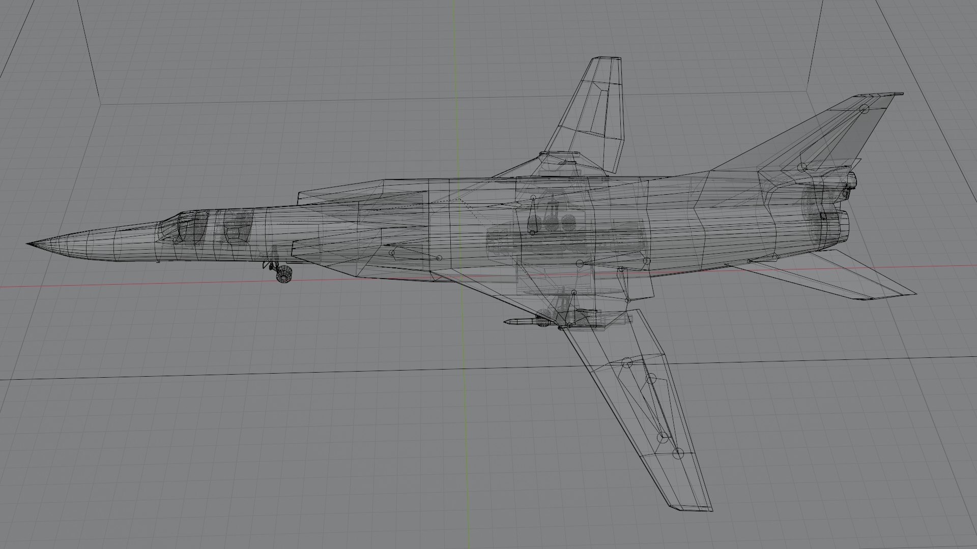 3D Tupolev Tu-22M3 Backfire Model - TurboSquid 2160201