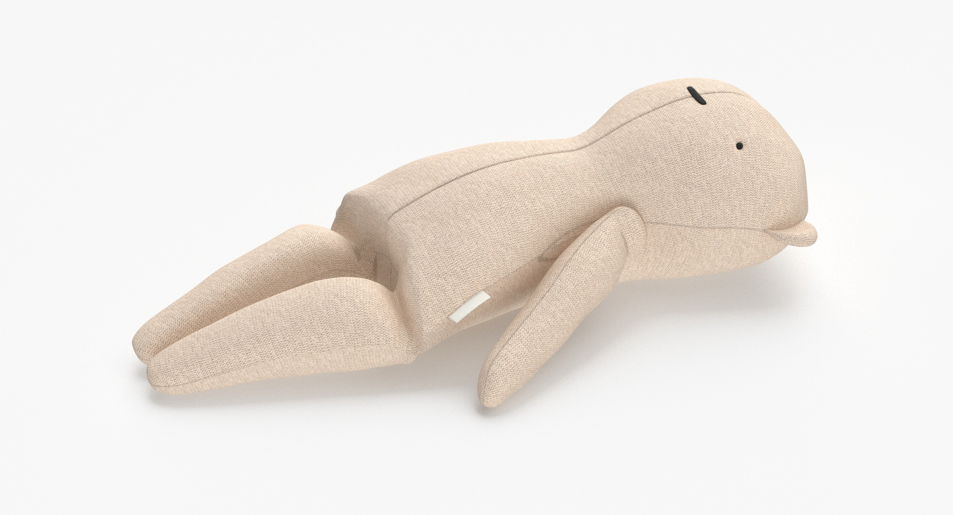 3D Suffed Animals Linen Bear Pose 01 And Pose 02 Beige And Brown ...