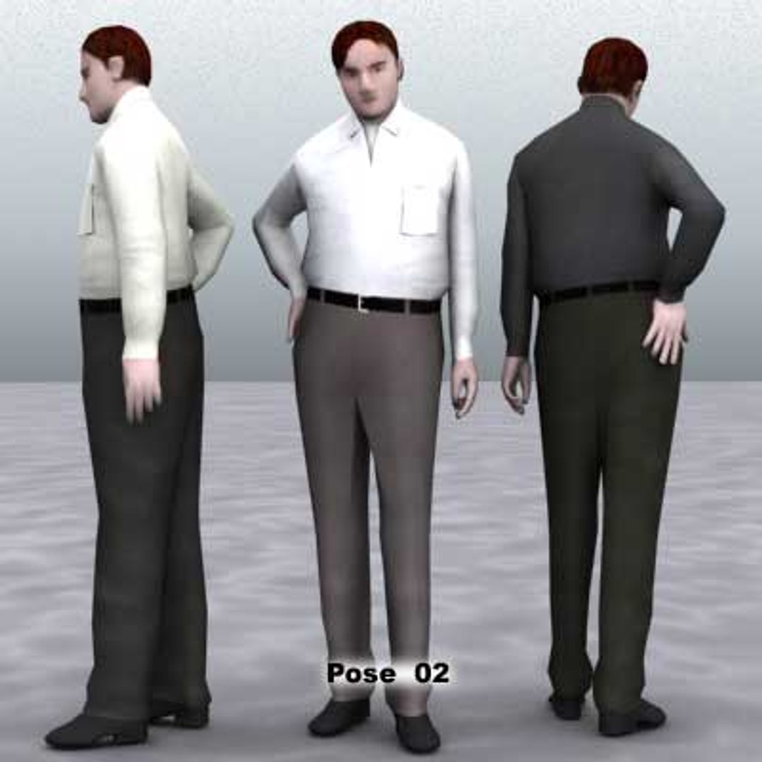Human Male Guy 3d Model