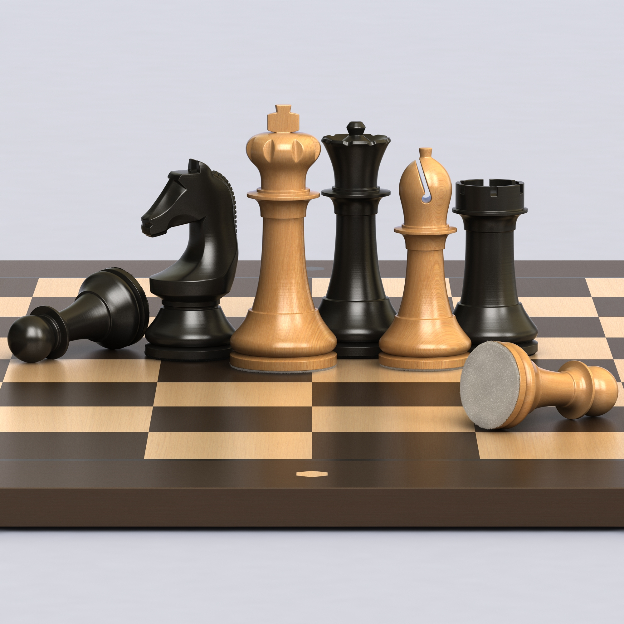 Chess pieces 3D model - TurboSquid 1187066