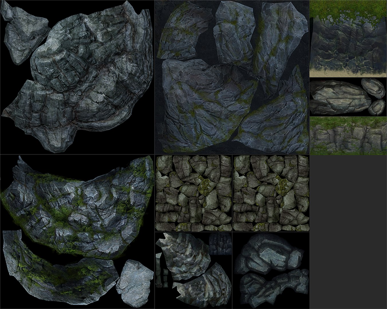 3D Rock Set Vol01 - TurboSquid 2105108