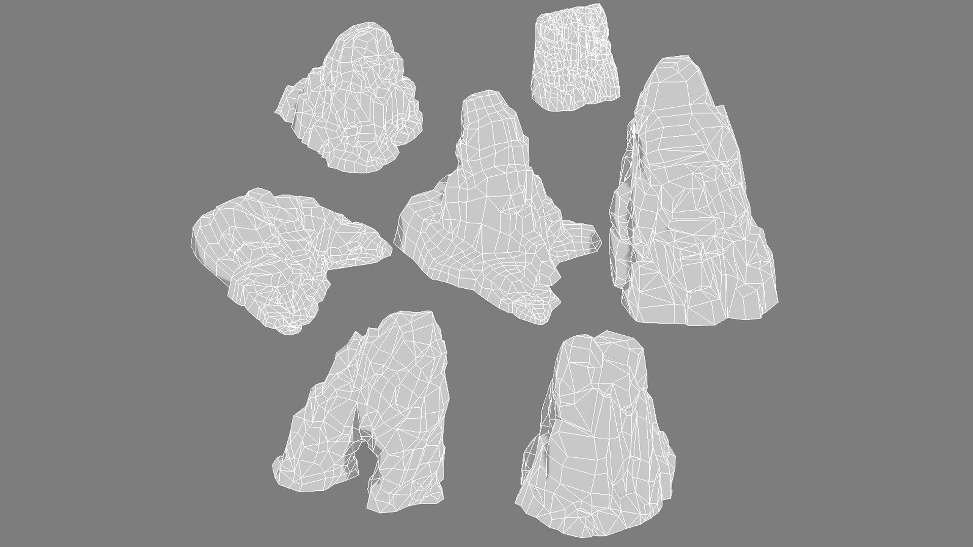 3D Rock Set Vol01 - TurboSquid 2105108