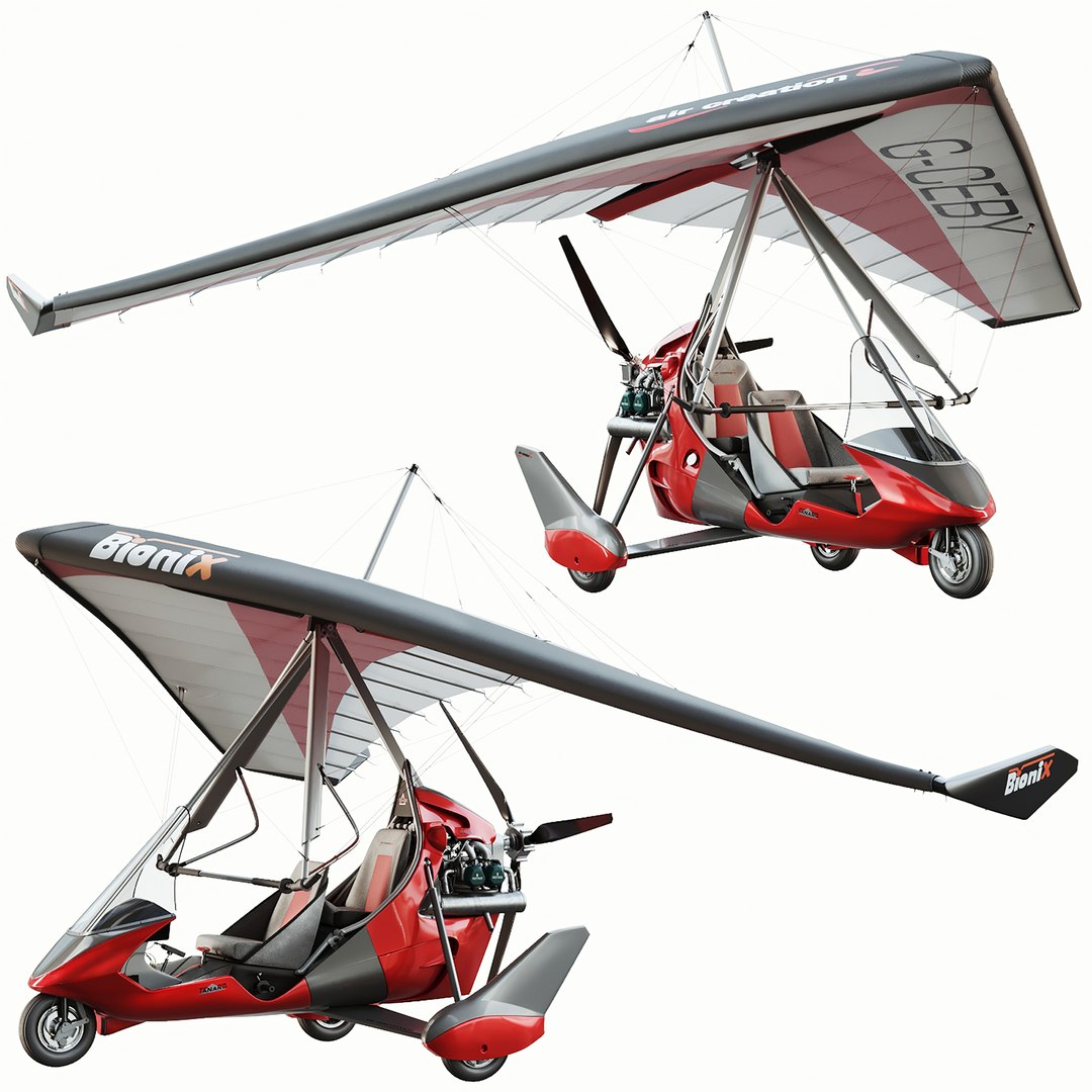 Tanarg 912 Ultralight 3D Model - TurboSquid 1667714