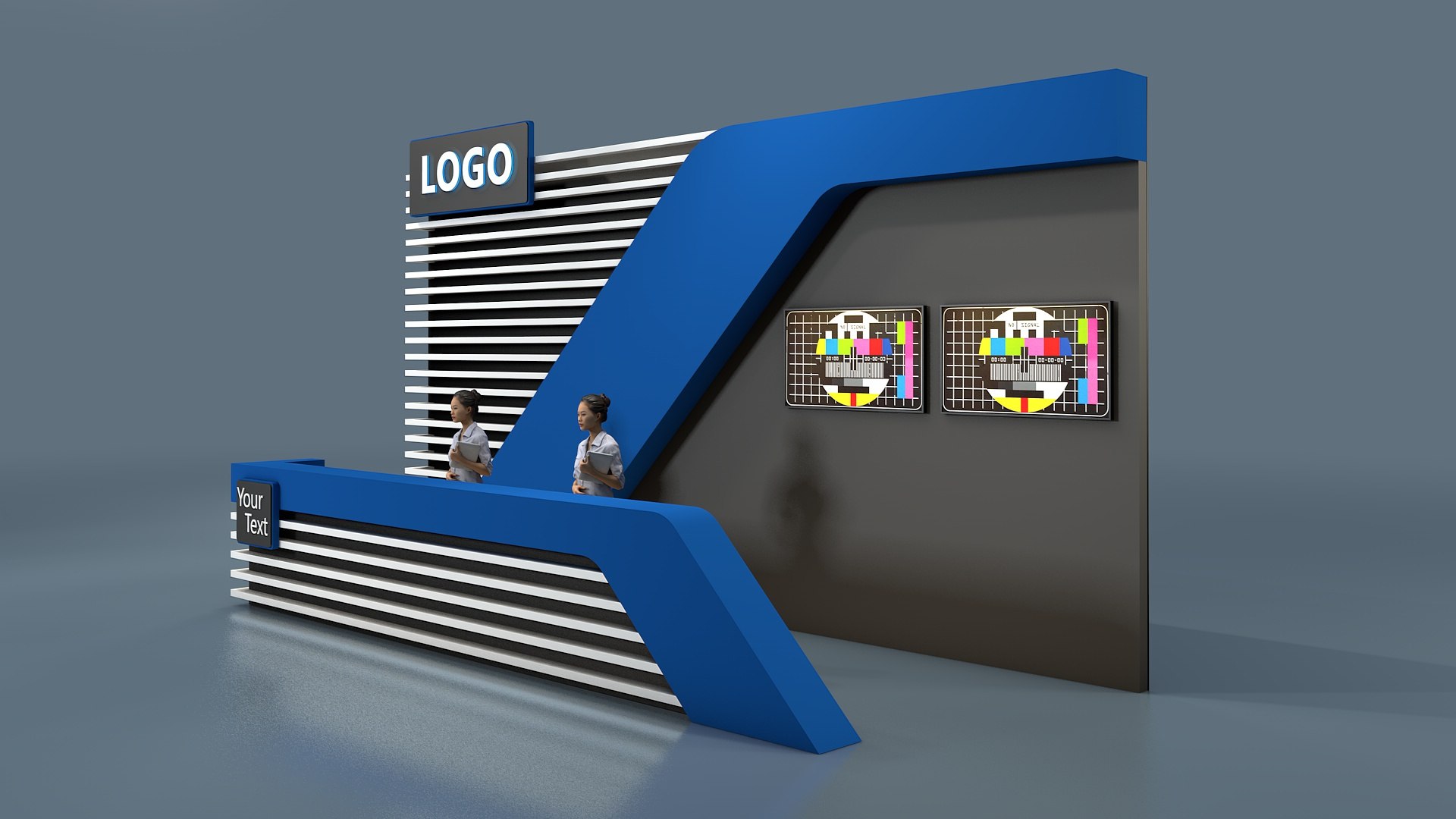 Welcome Desk 3D - TurboSquid 1698804