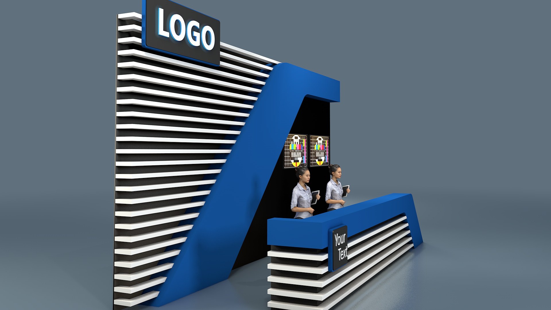 Welcome Desk 3D - TurboSquid 1698804