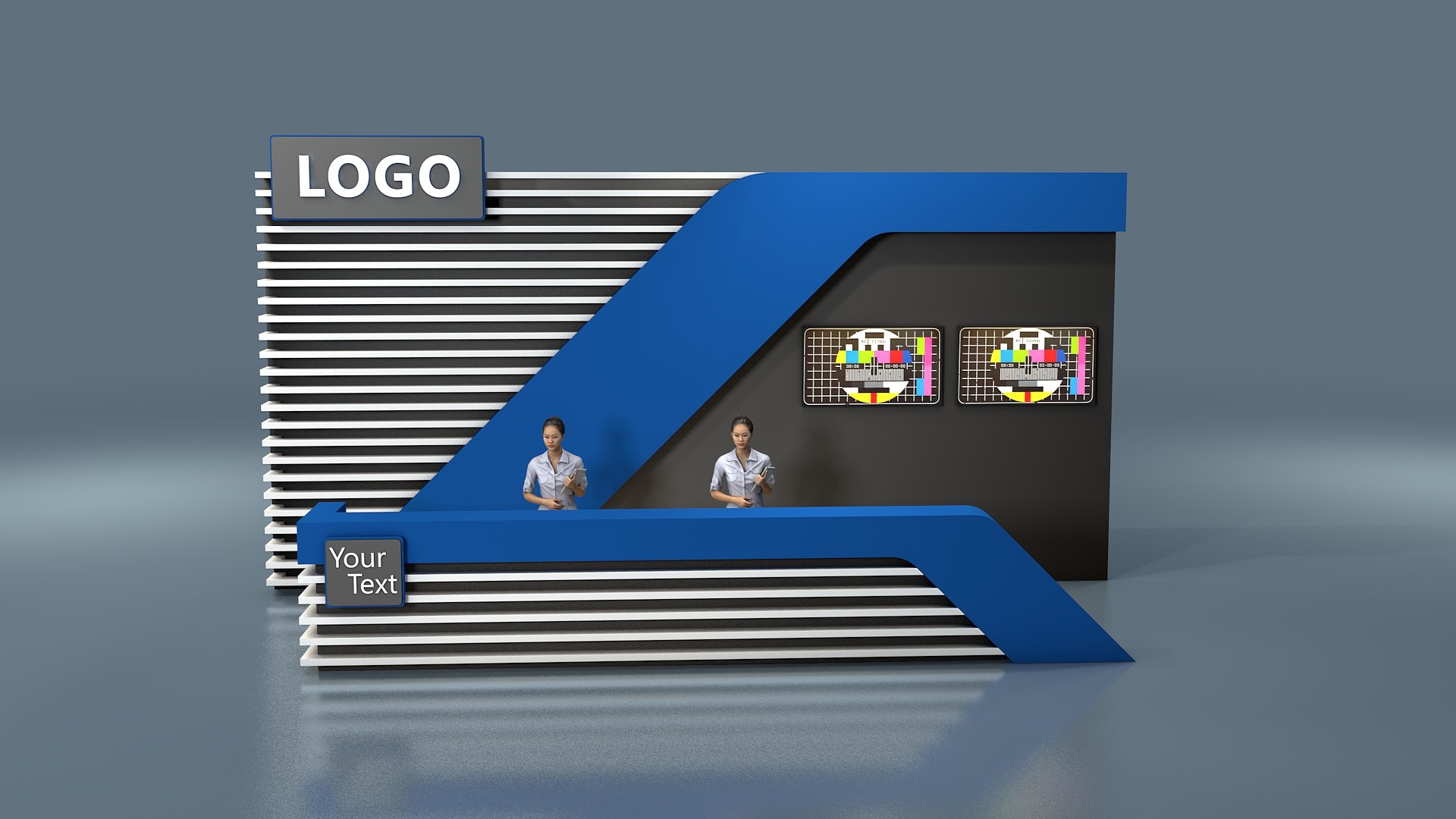 Welcome Desk 3D - TurboSquid 1698804