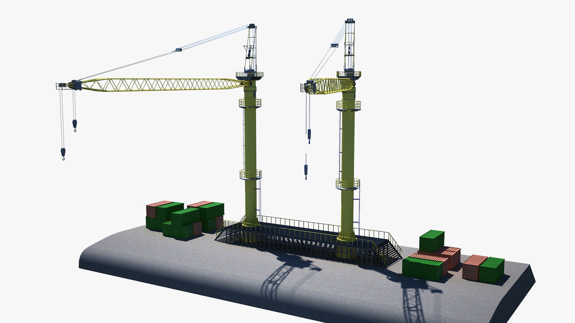 Industrial Crane 02 Model - TurboSquid 2008501