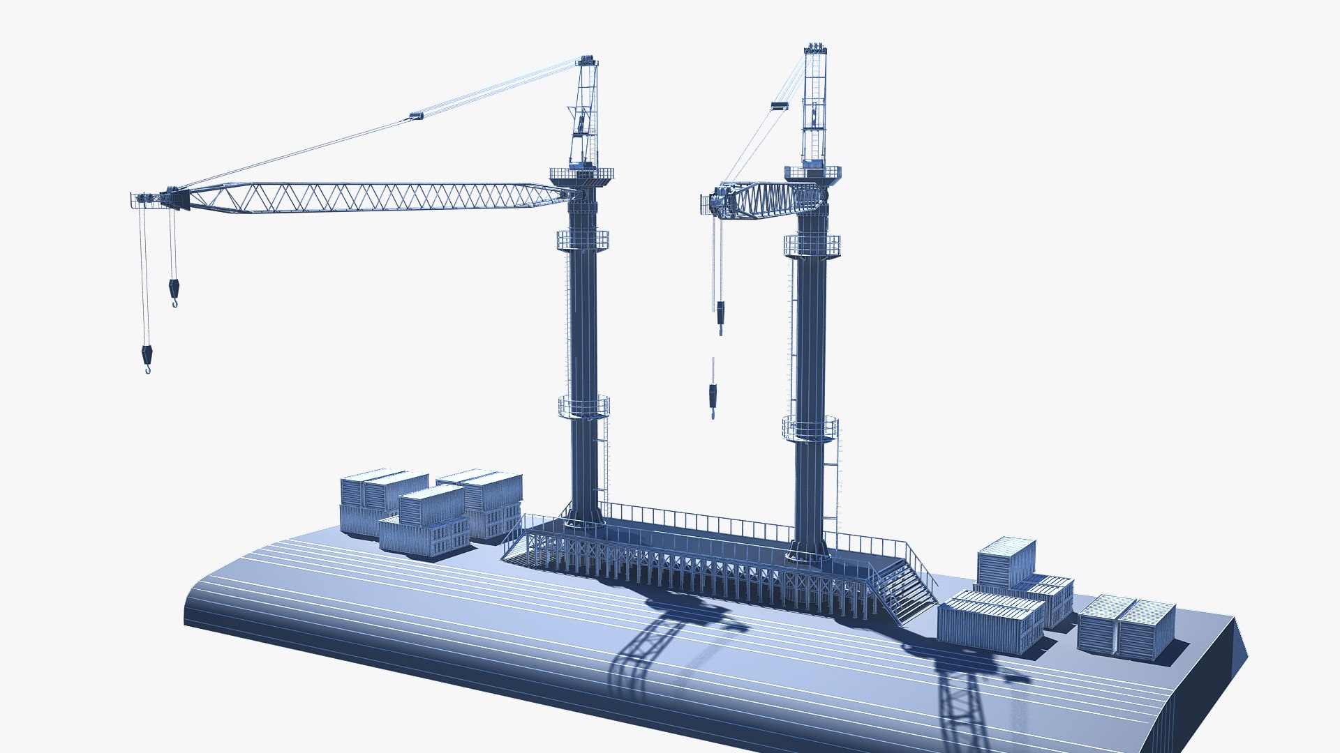 Industrial Crane 02 Model - TurboSquid 2008501