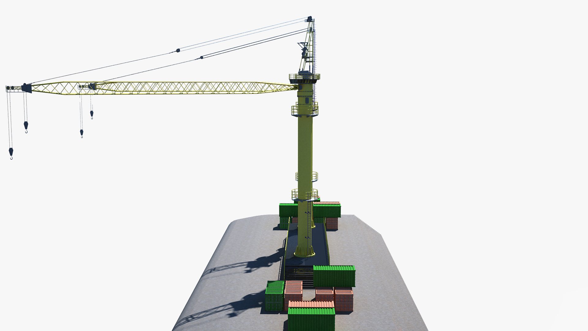 Industrial Crane 02 Model - TurboSquid 2008501