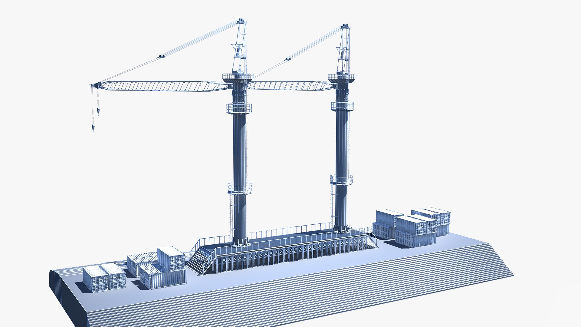 Industrial Crane 02 Model - TurboSquid 2008501