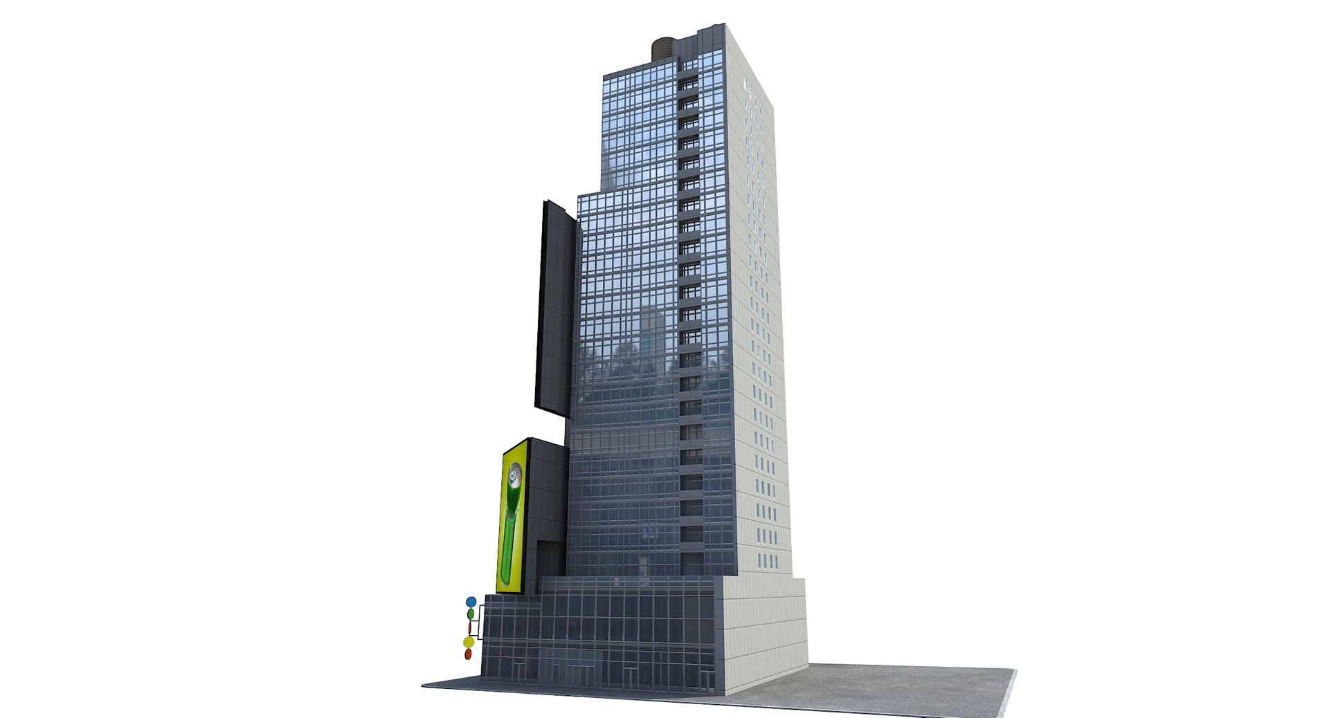1600 Broadway Times Square Low Poly 3D Model - TurboSquid 2140096