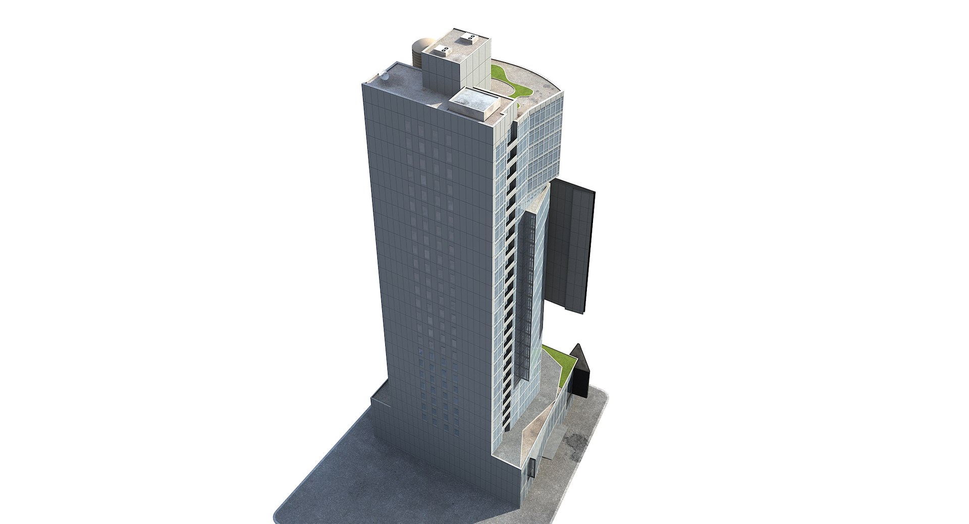 1600 Broadway Times Square Low Poly 3D Model - TurboSquid 2140096
