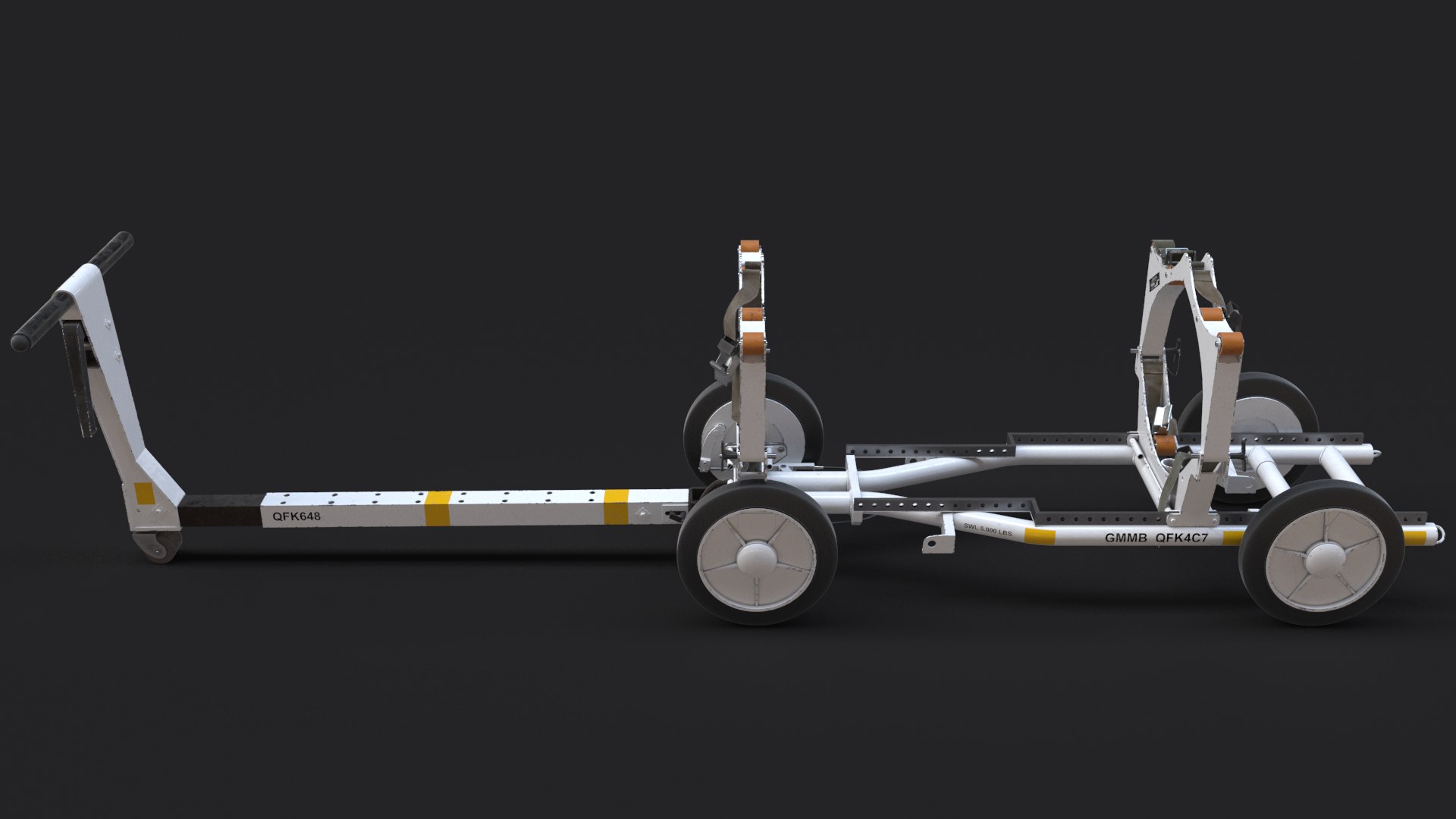 3d Model Of Bomb Cart Navy