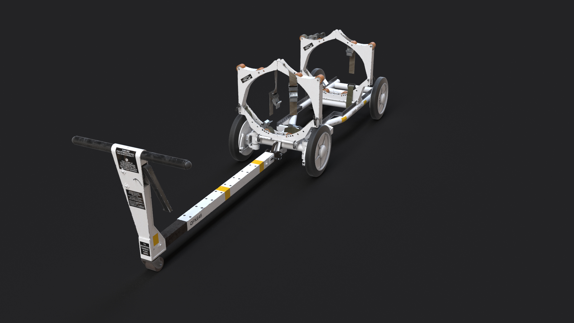 3d Model Of Bomb Cart Navy
