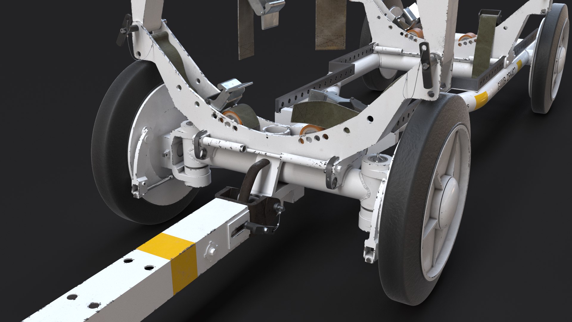 3d Model Of Bomb Cart Navy