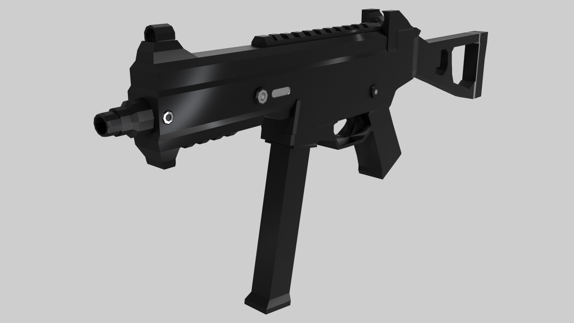 3D universal machine gun - - TurboSquid 1276759