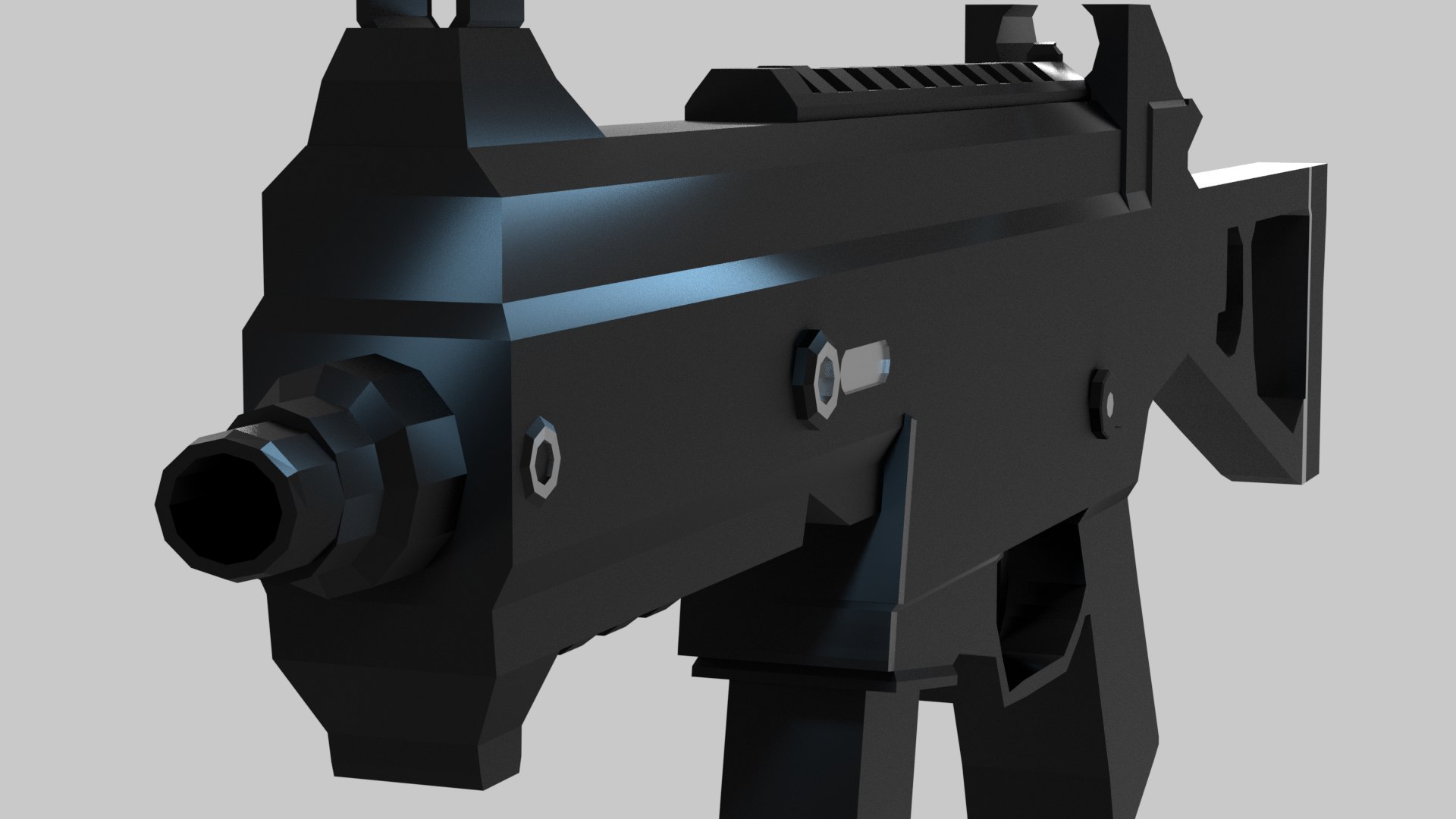 3D universal machine gun - - TurboSquid 1276759