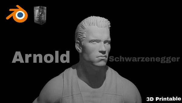 Arnold Schwarzenegger Predator 3D Printable Model 3D print model 3D 모델 ...